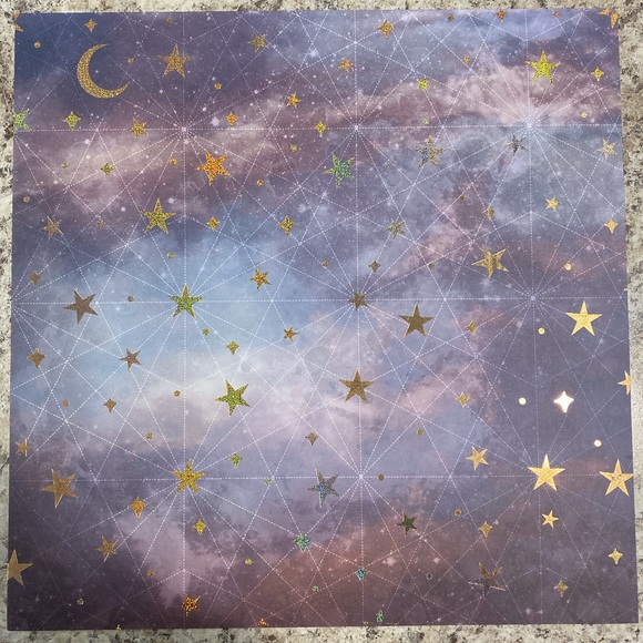 Wall Decor | Galaxy Moon Stars Art Print | Poshmark